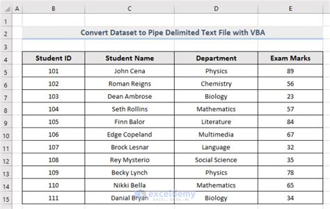Macro To Convert Excel To Pipe Delimited Text File 3 Methods
