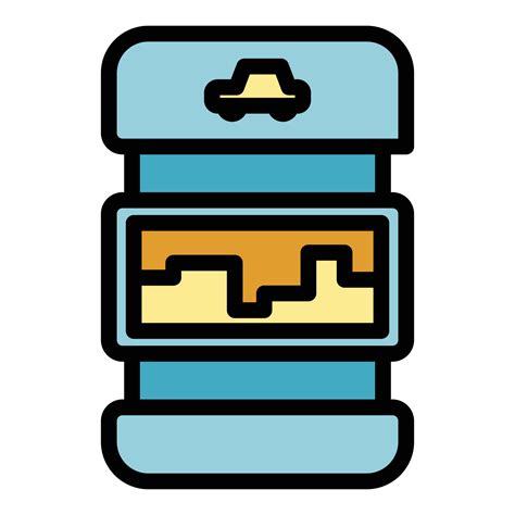 Car Keyless Icon Color Outline Vector 15144236 Vector Art At Vecteezy