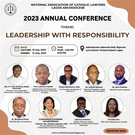 Sam Chidoka On Linkedin Ill Be Speaking At The National Association Of Catholic Lawyers Lagos
