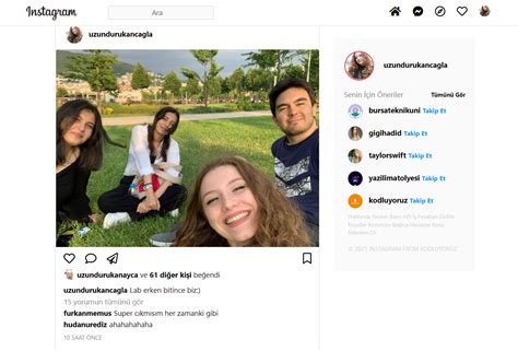 Github Caglauzundurukanbootstrap Instagramclone My Instagram Clone