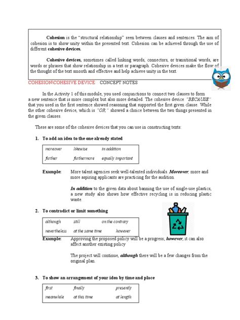 Cohesive Devices Sometimes Called Linking Words Connectors Or Transitional Words Are