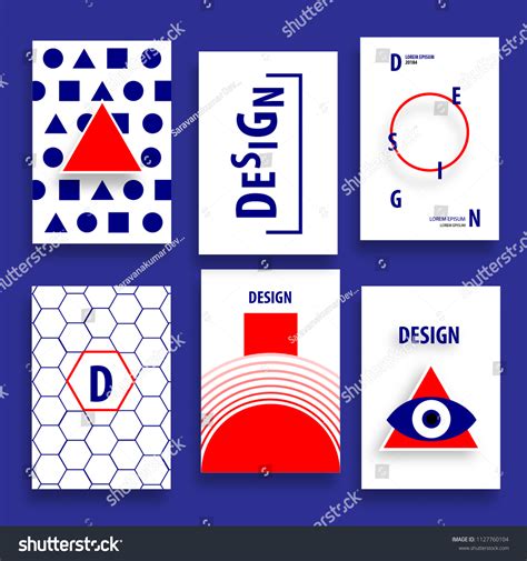 Ui Design Template Stock Vector Royalty Free 1127760104 Shutterstock