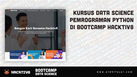 √ kursus data science pemrograman python di bootcamp hacktiv8