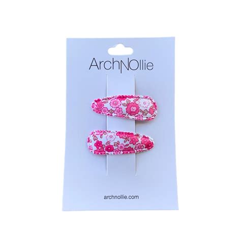 Coco Snaps Twin Pack Bright Pink Archnollie
