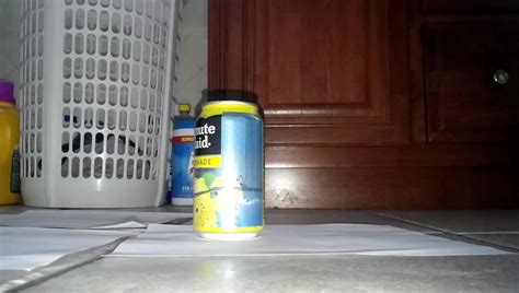 Male Feet Crush Soda Can