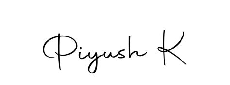 77 Piyush K Name Signature Style Ideas Wonderful Esignature