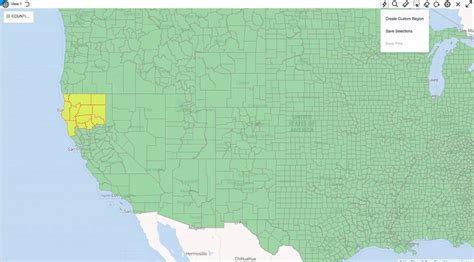 Creating Custom Regions For Visualization