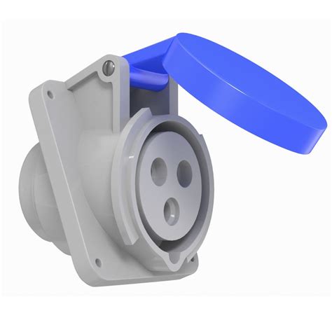 Electrical Socket Industrial 3d Model 10 Max Fbx 3ds Obj Free3d