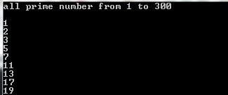 C Program To Print All Prime Number From 1 To 300 Shout C Programming In C