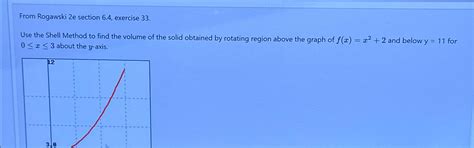 Solved From Rogawski 2e Section 6 4 ﻿exercise 33 Use The
