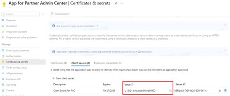 Setup Partner Admin Center Docs
