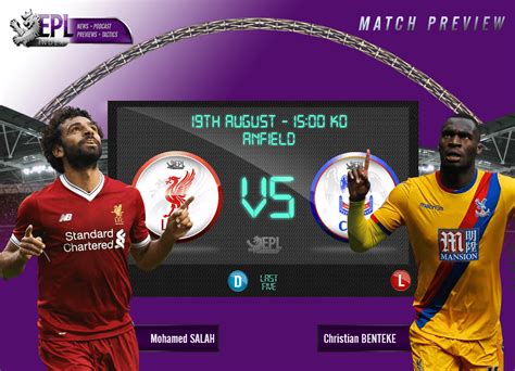 Liverpool V Crystal Palace Preview Team News Stats And Key Men Epl