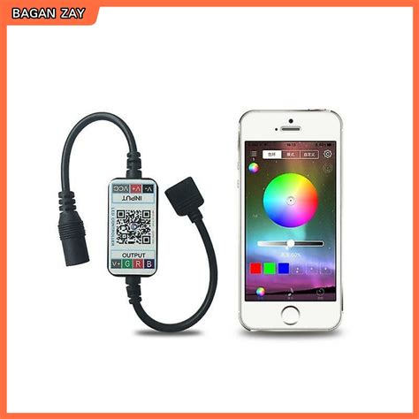 Led Bluetooth Rgb Controler Wireless Controller 5 24v For Rgb 3528 5050 Strip Mm
