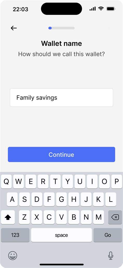 Wallet Creation Bitcoin Design