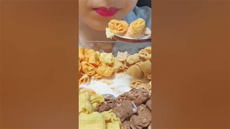 4가지맛 꼬북칩 우유에 말아 Asmr 과자탕 먹방 Mukbang Youtube