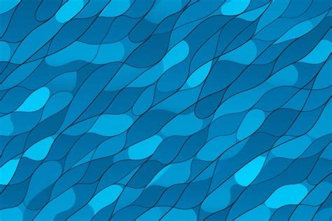 Premium Photo Blue Doodle Grid A Simple Design With A 32 Aspect Ratio