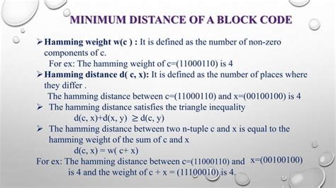 Linear Block Coding Pptx Programming Languages Computing