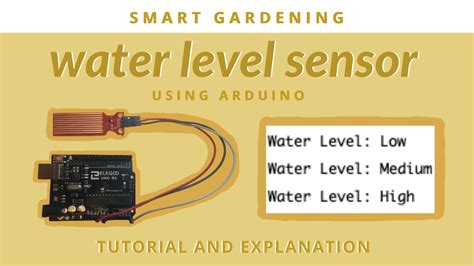 Arduino Water Level Sensor Tutorial At Glen Kyser Blog