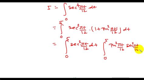 SOLVED A particle moves along a line with a velocity in m s given by v t sec πt