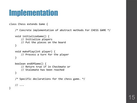 presentation on template method design pattern ppt