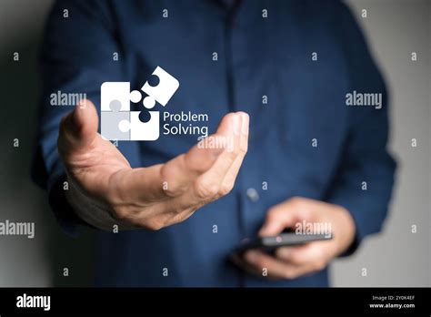 Problem Solving Strategy Technique And Solution Concept Person Holding