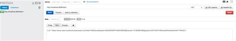 amazon web services aws pre signed put url requires ands to be replaced