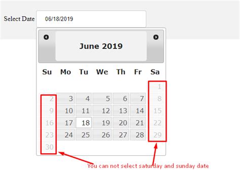 Disable Days Of The Week With React Datepicker Stack Overflow