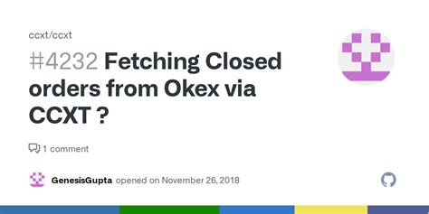 Fetching Closed Orders From Okex Via Ccxt · Issue 4232 · Ccxtccxt