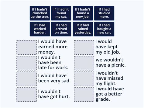 Third Conditional Matching Match Up