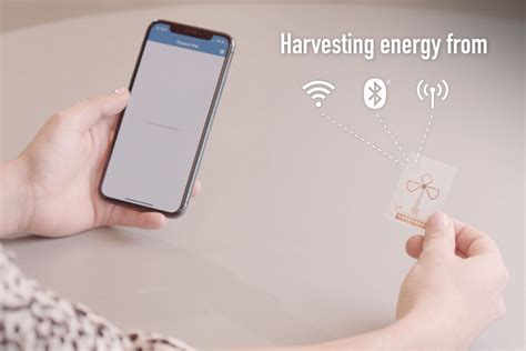 Battery Free Sensor Tag Gathers Energy From Radio Frequencies Bluetooth Radyo Etiket