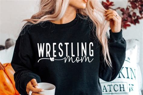 Wrestling Mom Svg Sports Mom Svg Graphic By Sushidesignstore