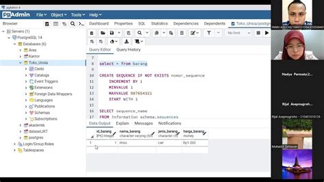 Pemrograman Plsql Praktikum Jenis Jenis Query Fungsi Dan Sequence