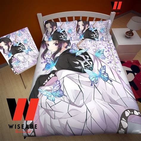Awesome Insect Hashira Kocho Shinobu Demon Slayer Bed Set Twin Anime Christmas Gifts