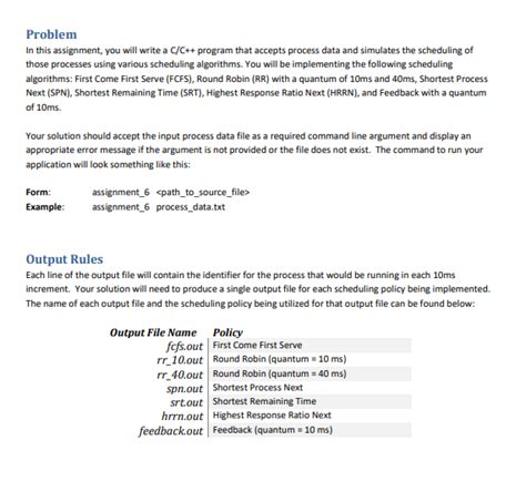 Solved Problem In This Assignment You Will Write A C C Chegg