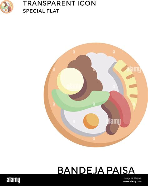 Bandeja Paisa Vector Icon Flat Style Illustration Eps 10 Vector Stock Vector Image And Art Alamy