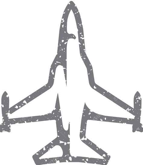 Grunge Icon Fighter Jet War Technology Avionic Vector War Technology Avionic Png And Vector