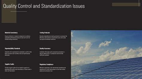 Quality Control And Standardization Issues Perovskites Ppt Powerpoint