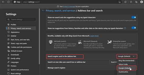 How To Set Google As A Default Search In Edge Technoresult