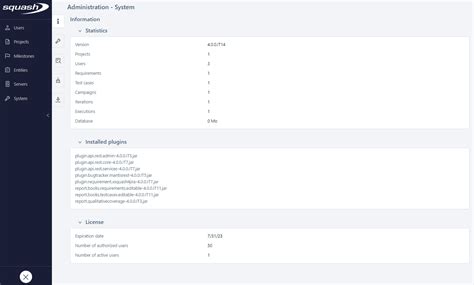 System Information Squash Tm Documentation