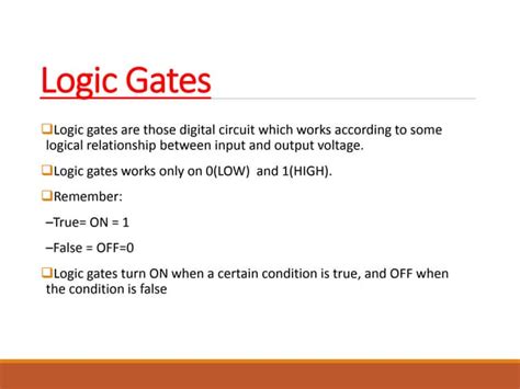 Basic Logic Gates With Truth Tablespdf Programming Languages Computing