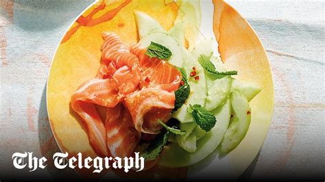 Raw Salmon With Melon Cucumber And Ginger Recipe