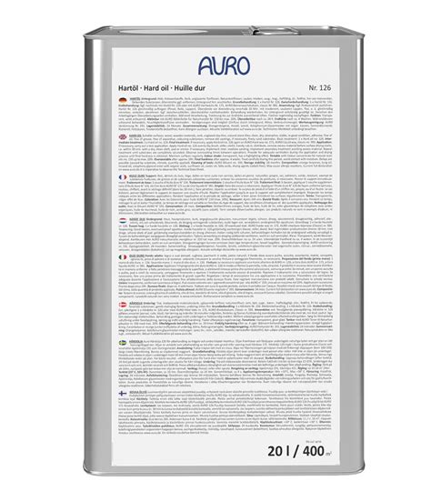Auro Hartöl Nr 126 Lebendig Schöne Holz And Korkflächen