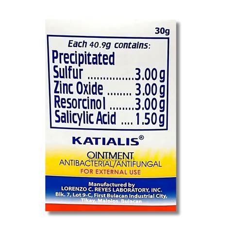 Katialis Ointment 30g Price In The Philippines Medsgo Pharmacy