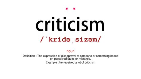 How To Pronounce Criticism Vocab Today Youtube