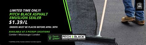 Canadian Seal International Pitch Black Asphalt Emulsion Sealcoat
