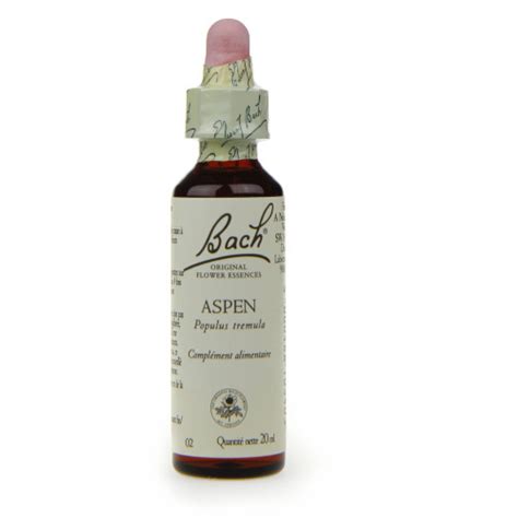 Fleur De Bach Bach B102 Aspen 20ml Prix