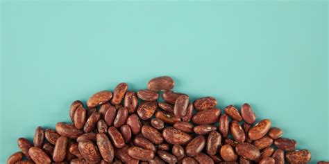 Premium Photo Beans On Blue Background
