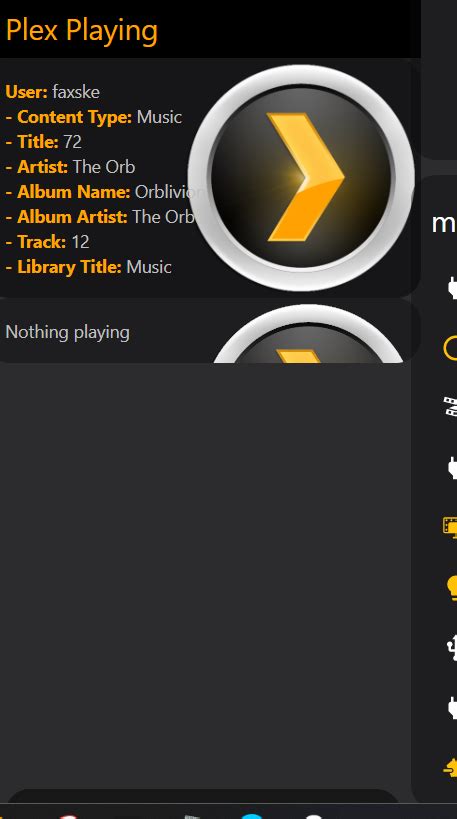Auto Entities Stack For Plex Media Players Dashboards And Frontend Home Assistant Community