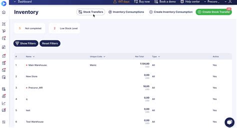 Inventory Consumption