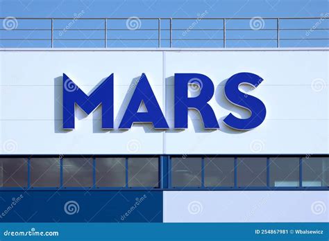 Mars Incorporated Logo On Its Chewing Gum Factory In Poznan Poland Editorial Photo Image Of